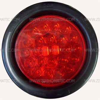 light, 4 inch red, LED light used for turn signals or marker lights