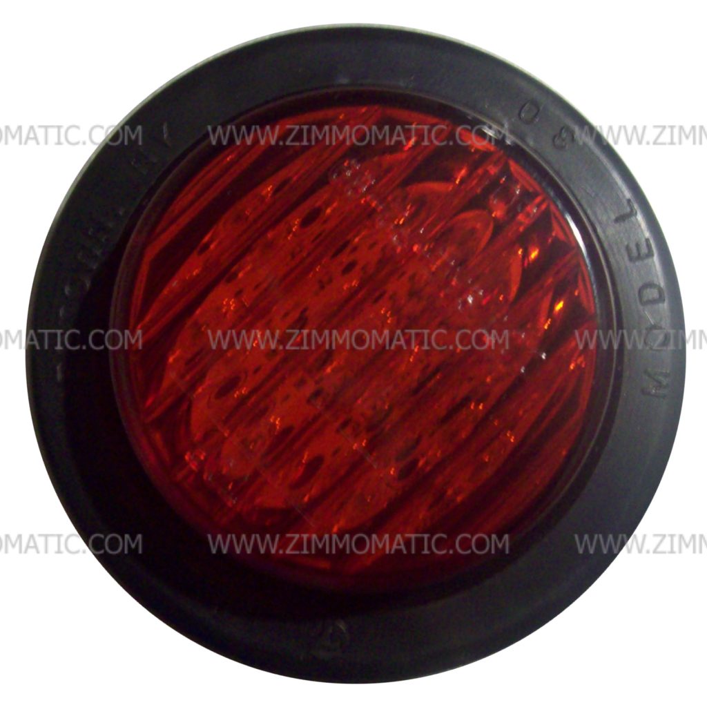 light, 2 inch red, used for clearance or marker lights