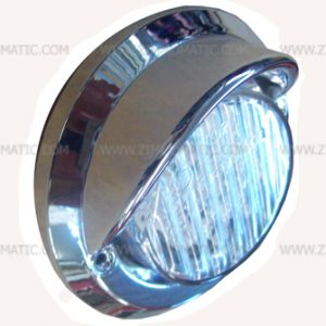 light, 2 inch clear lens, red LED, used for clearance or marker lights