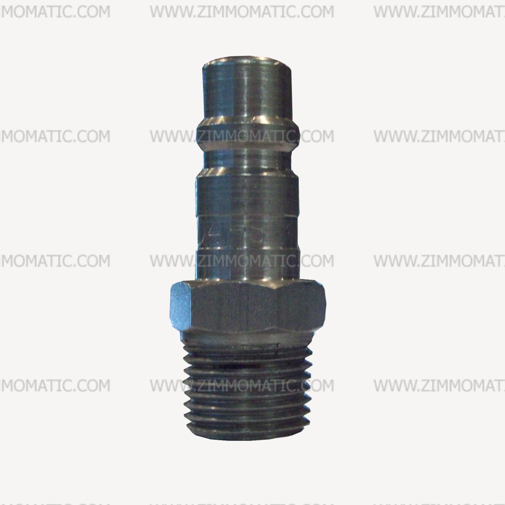 stainless steel quick connect, 1/2 inch, male plug, male thread